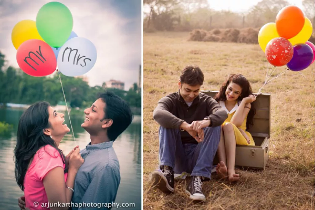 Fun And Fantastic Props Couples Can Add To Their Pre-wedding Shoot