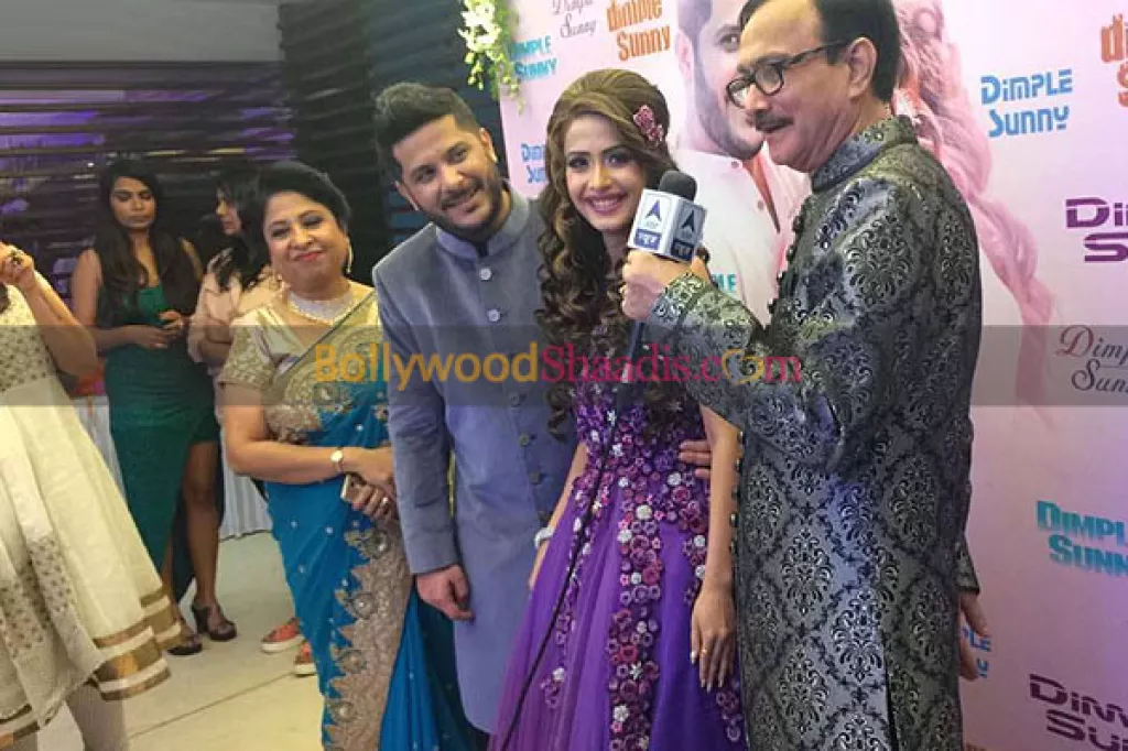 EXCLUSIVE: Unseen Pictures And Videos Of Dimple Jhangiani's Engagement ...
