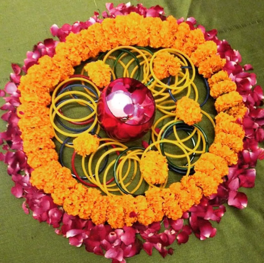 6 Innovative Ways To Use Bangles In Your Wedding Decor