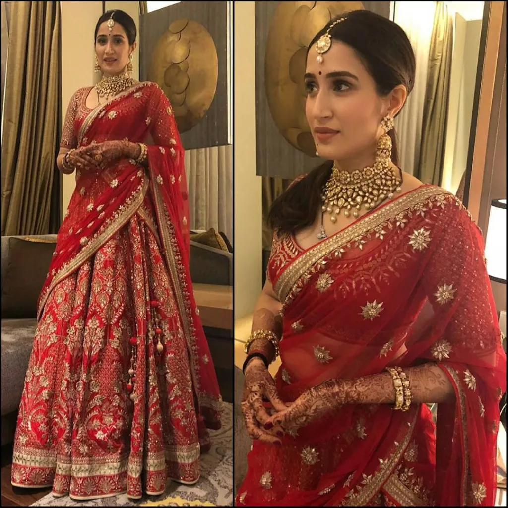 The 'Less Is More' Bridal Looks Of Actress Sagarika Ghatge Is An ...