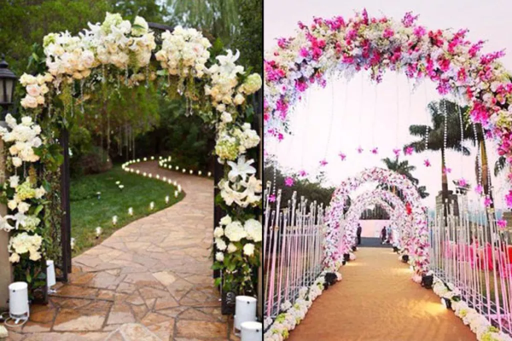 10 Wedding Decor Ideas For The Main Entrance Of The Wedding Venue
