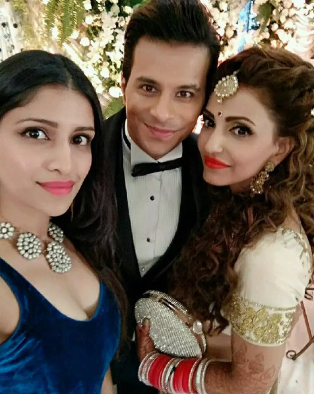 Newlyweds Navina Bole And Karann Jeet Host A Lavish Reception For Telly ...