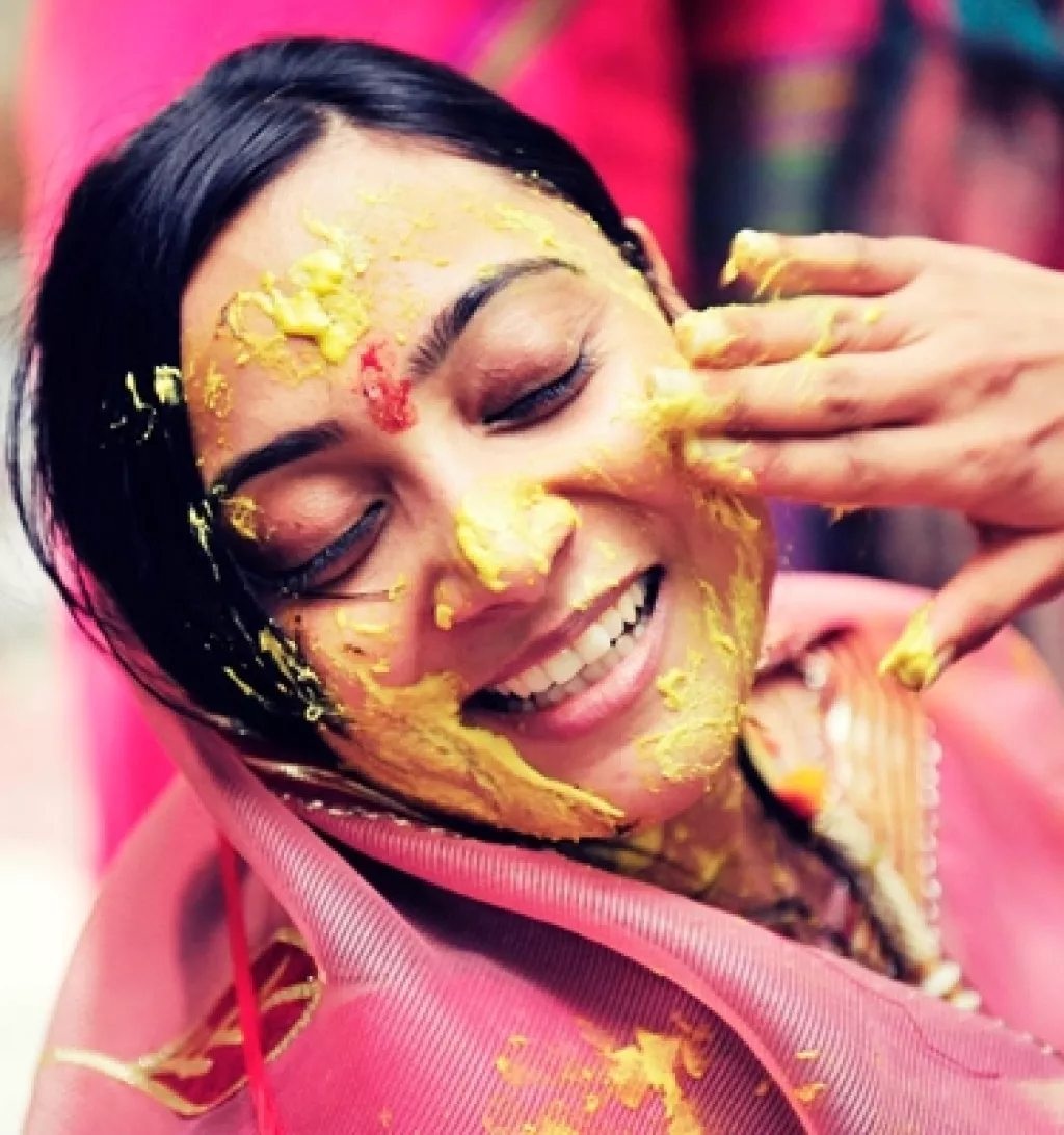 Super-Fun And Colourful Haldi Moments Of Real Couples