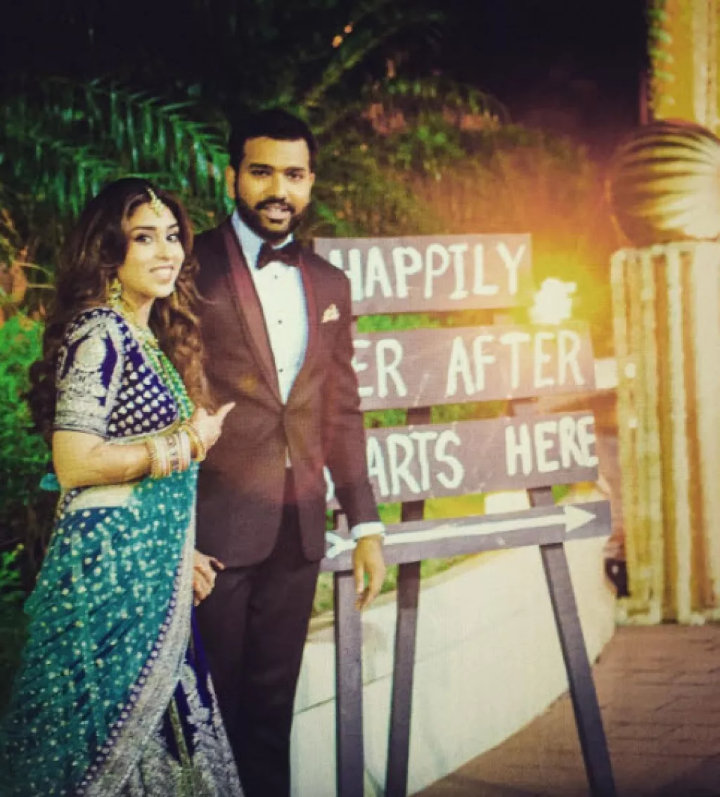 Rohit Sharma And Ritika Sajdeh's Love Story: From A Professional ...