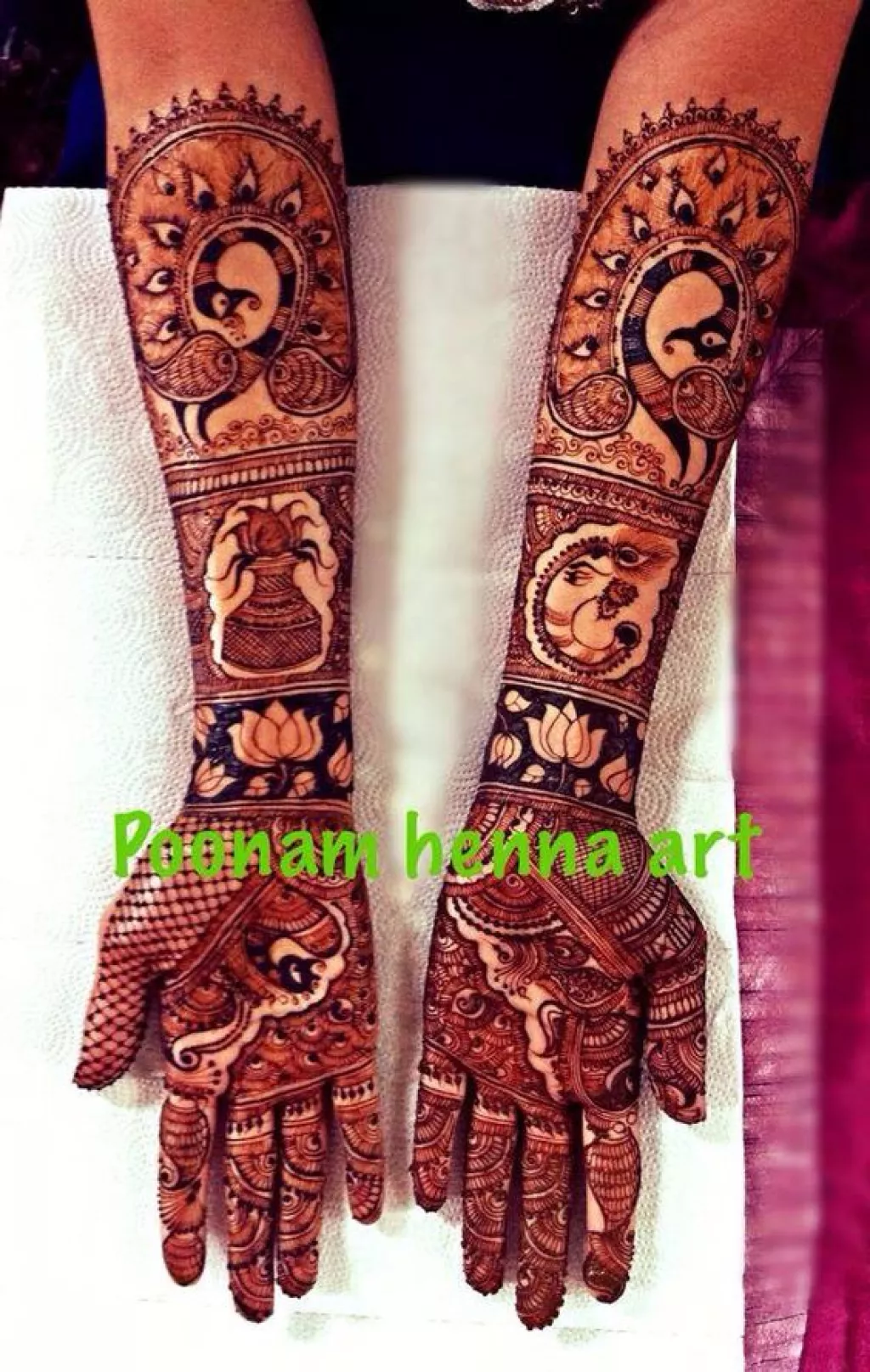 From Caricatures To Moving Doli, 60 Creative Full Hands Bridal Mehendi ...