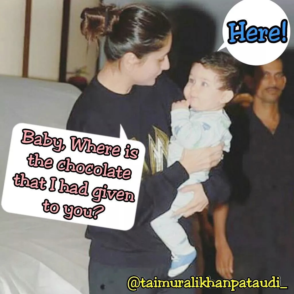 Taimur Ali Khan's Hilarious Yet Adorable Memes Will Make You Laugh Till ...