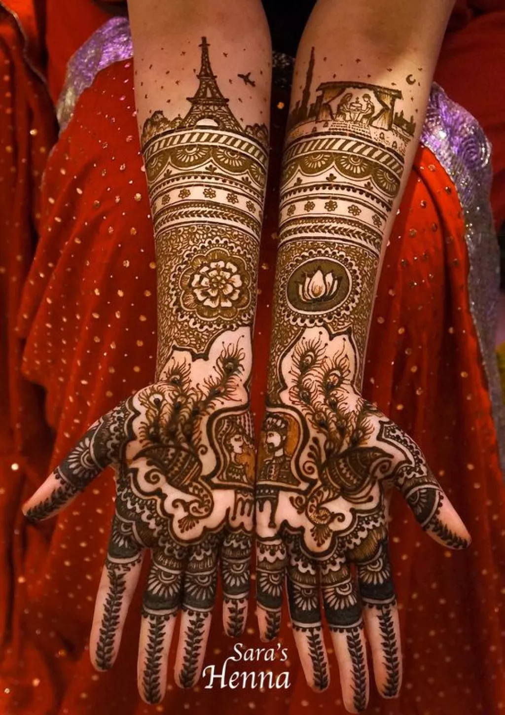 26 Beautiful Mehendi Designs Of Real Brides Flaunting Their Love Stories