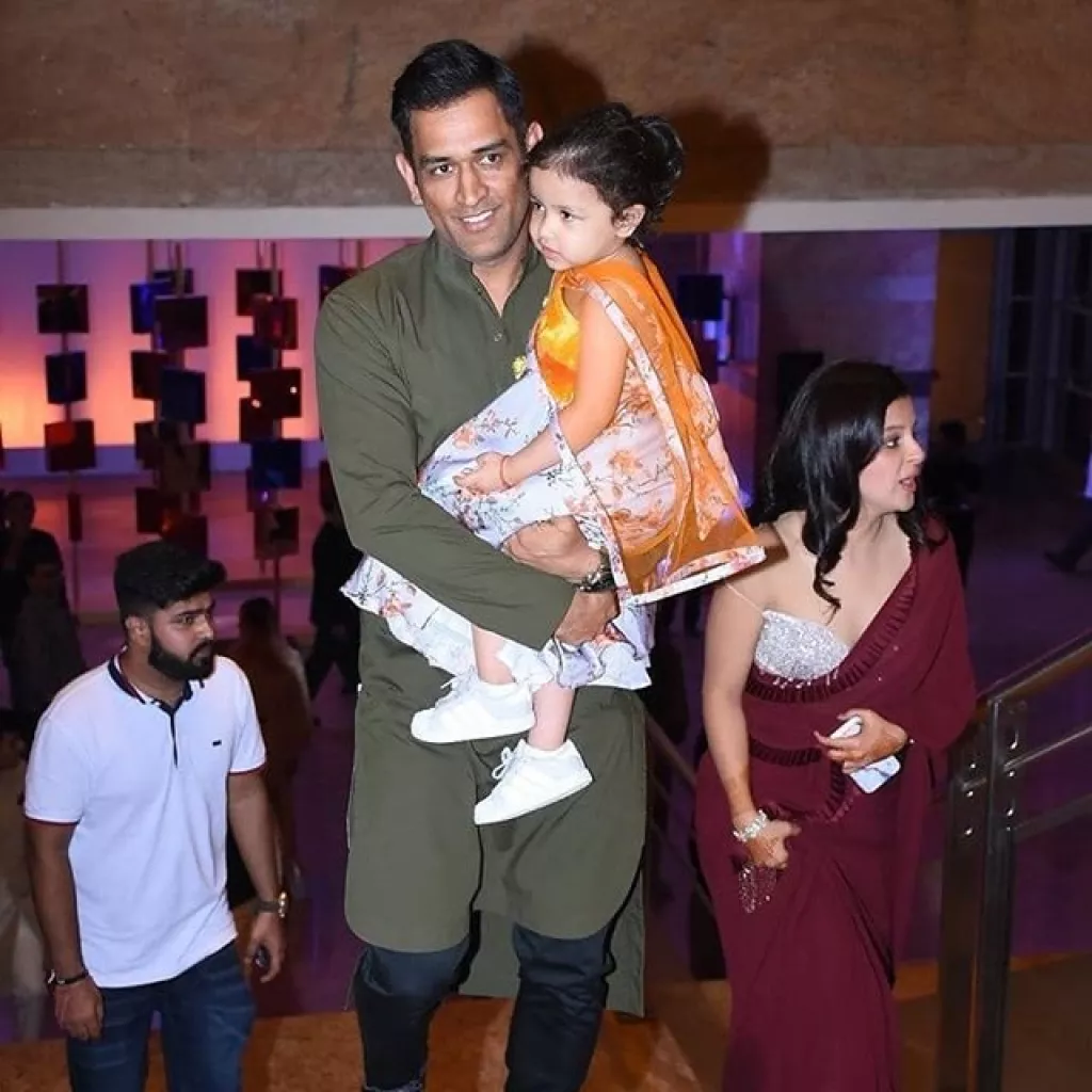 Ziva Dhoni's 'Sneakers Under Lehenga' Look From Poorna Patel's Sangeet ...