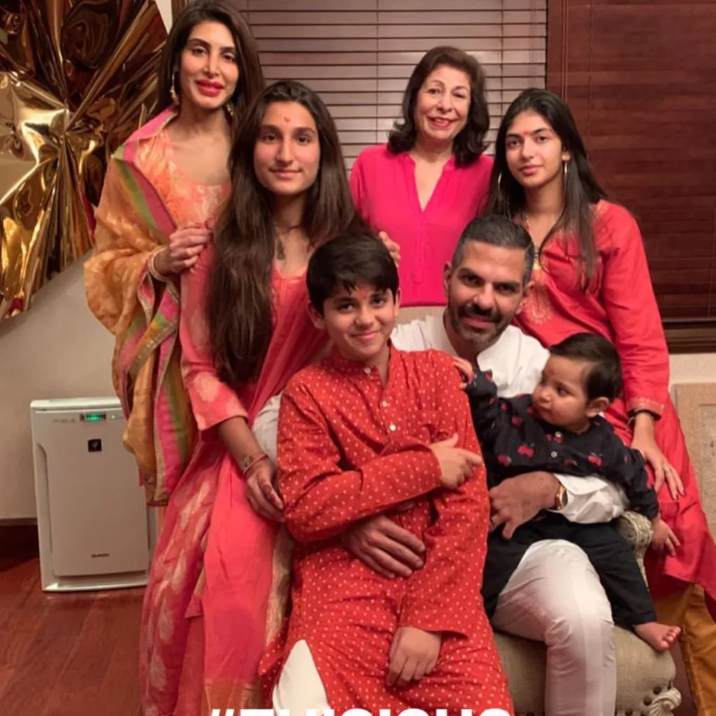 Priya Sachdev Kapur Celebrates First Diwali With Azarias, Step-Children ...