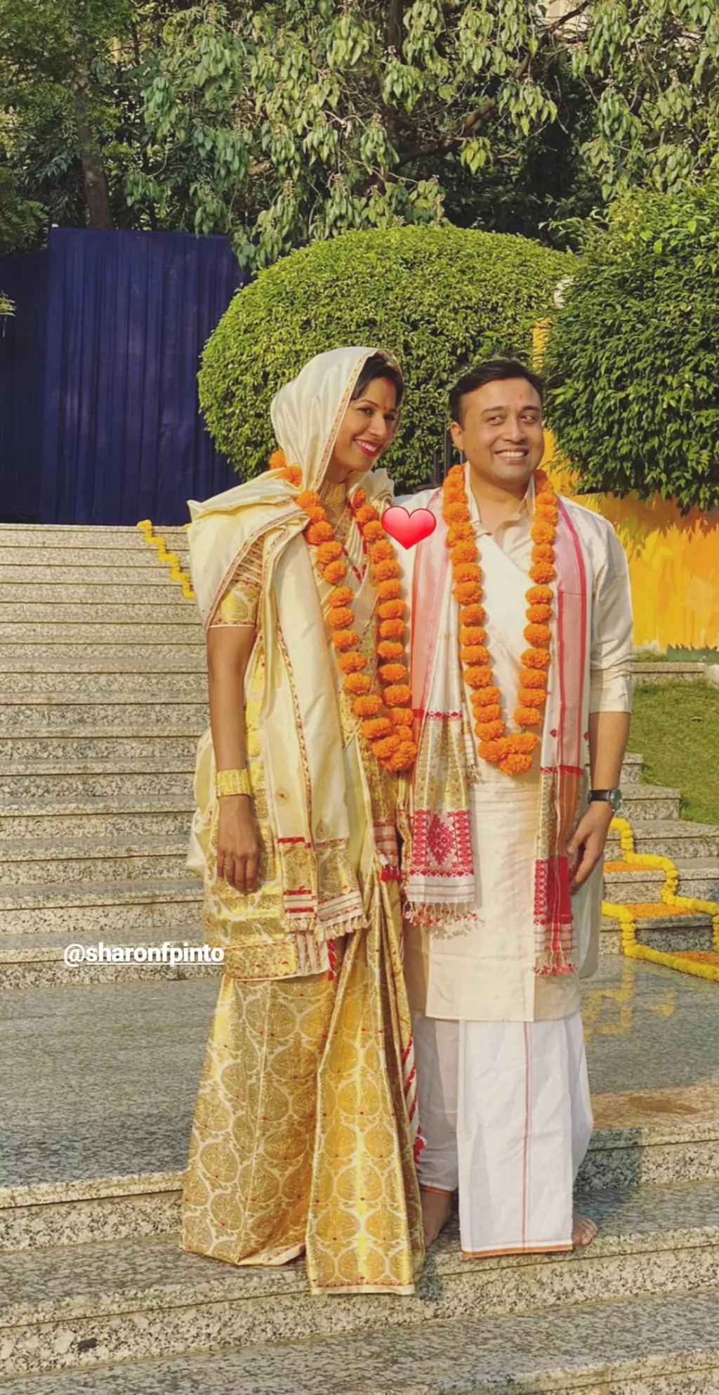Freida Pinto's Sister, Sharon Pinto Gets Married, The Starlet Shares ...