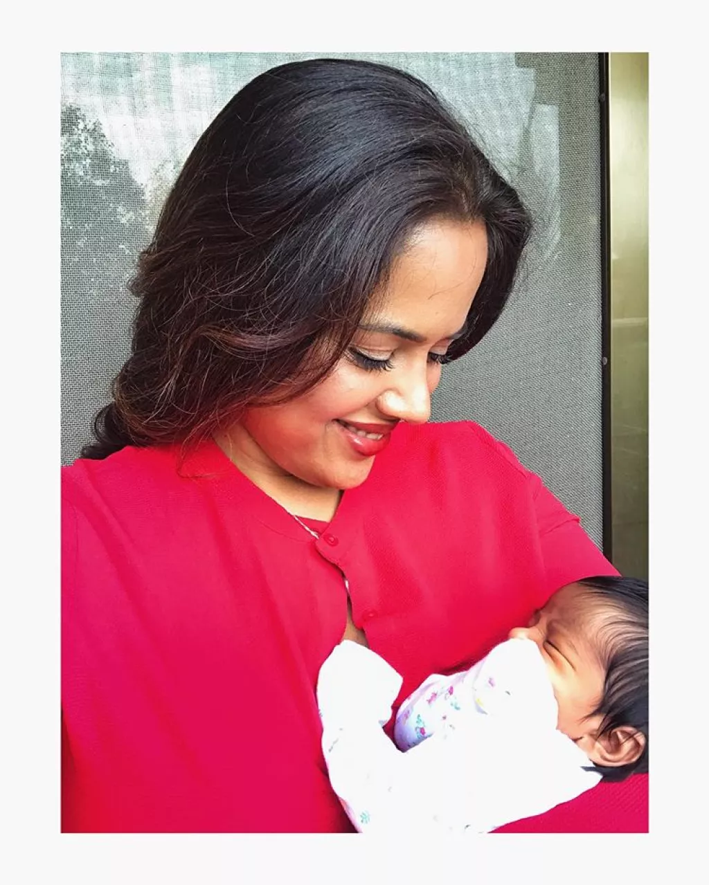Sameera Reddy Shares The First Partial Glimpse Of Her Baby Girl, Nyra ...