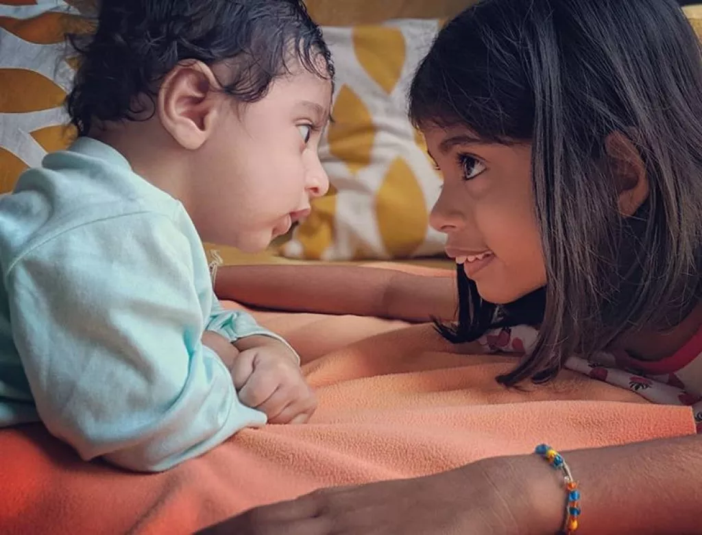 Chhavi Mittal Shares A Beautiful Sister-Brother Moment Of Areeza And ...