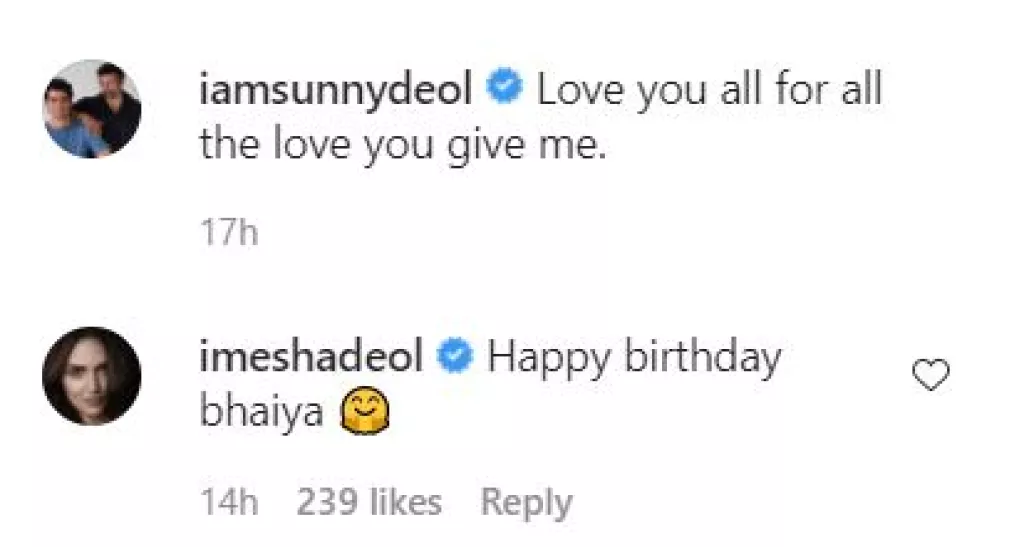 Sunny Deol's Father, Dharmendra Shares Adorable Pictures From His Son's 64th Birthday Celebrations