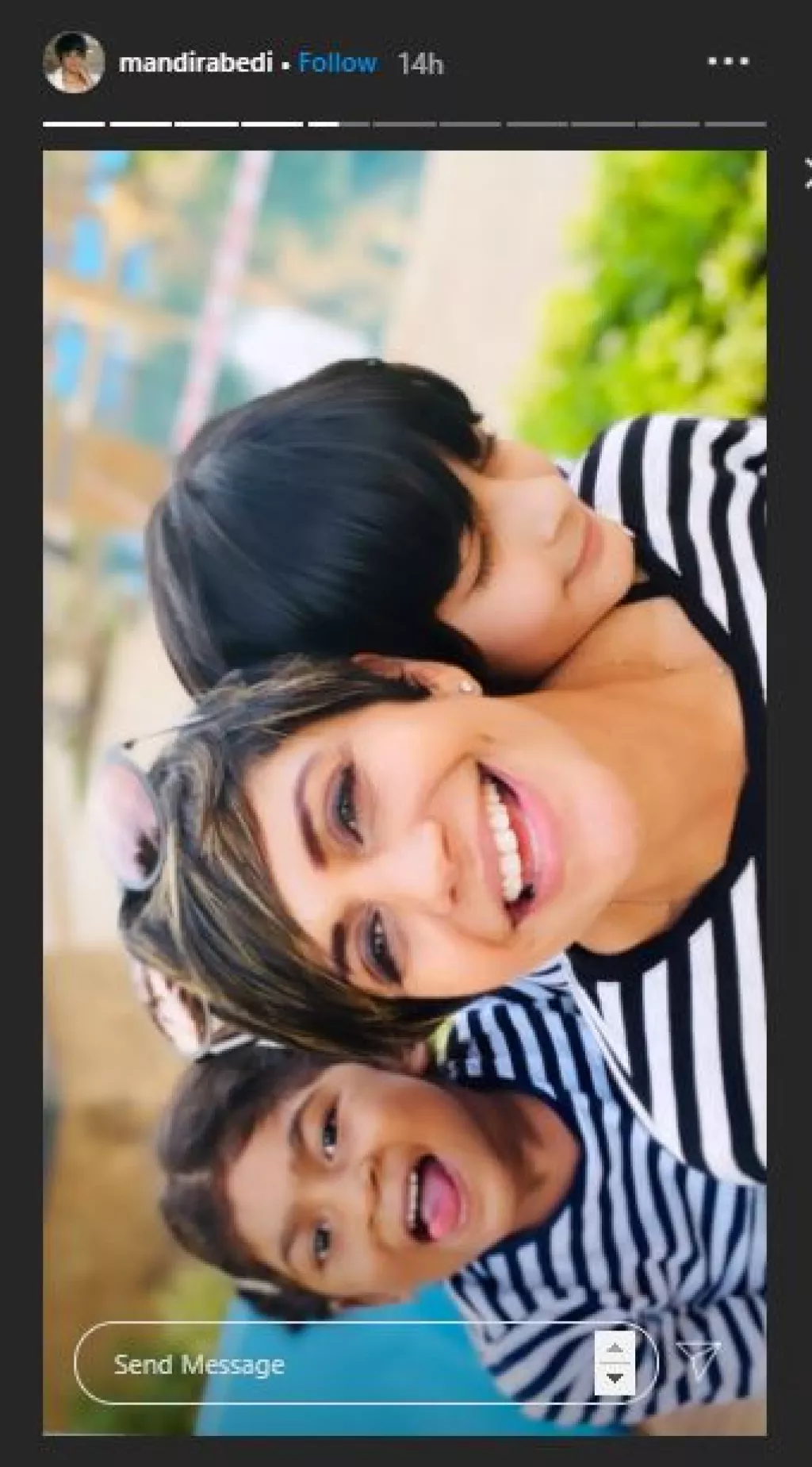 Mandira Bedi Shares A Video Of Her Adopted Daughter, Tara Getting Her First Haircut At A Salon