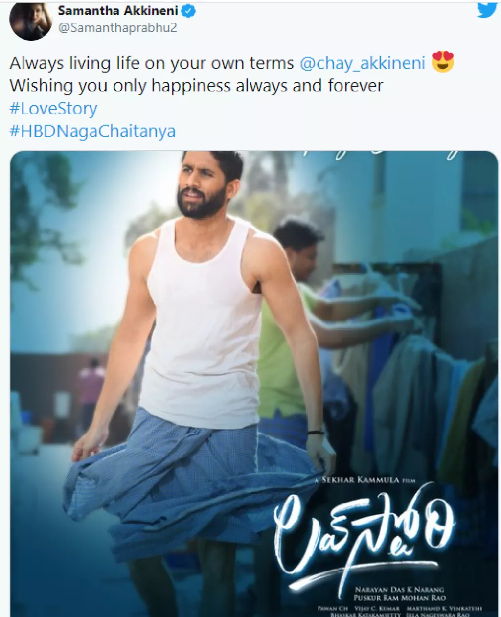 Samantha Akkineni Wishes Naga Chaitanya On His 34th Birthday By ...