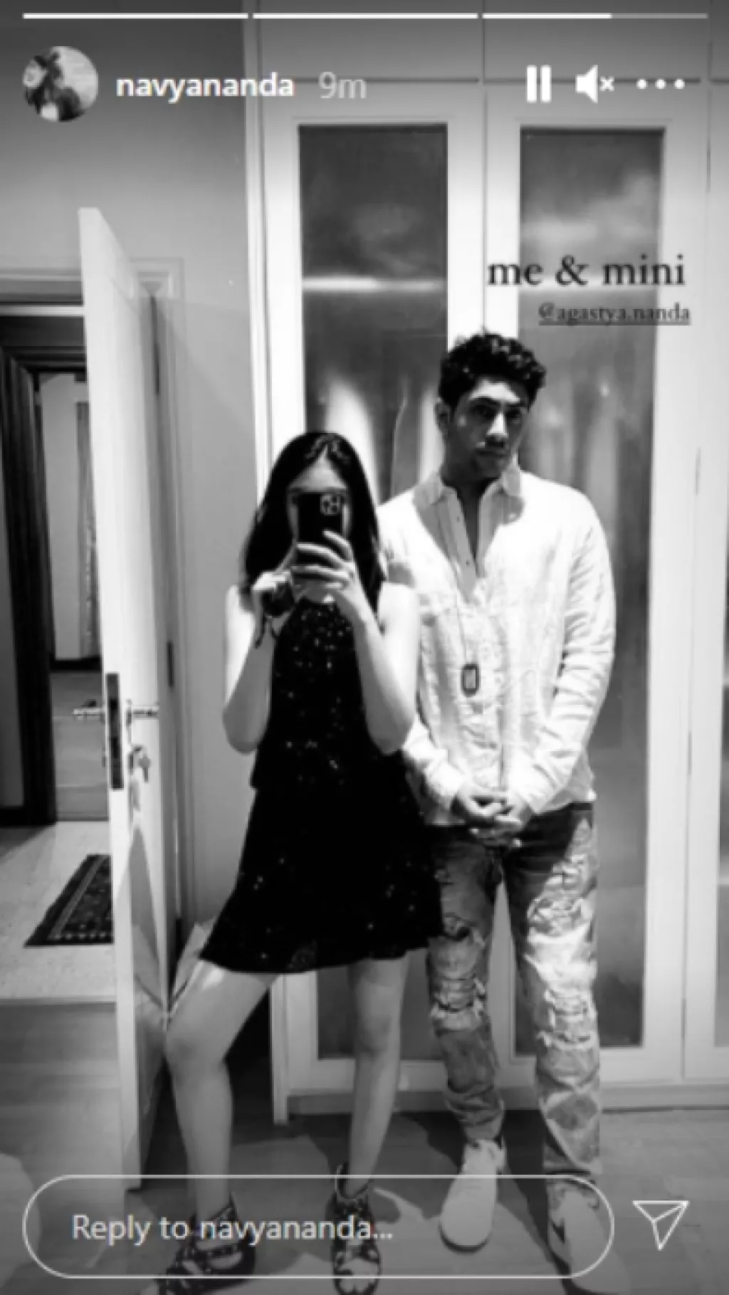 Navya Nanda Shares Cuddling Pictures With Her 'Bhai', Agastya Nanda And ...
