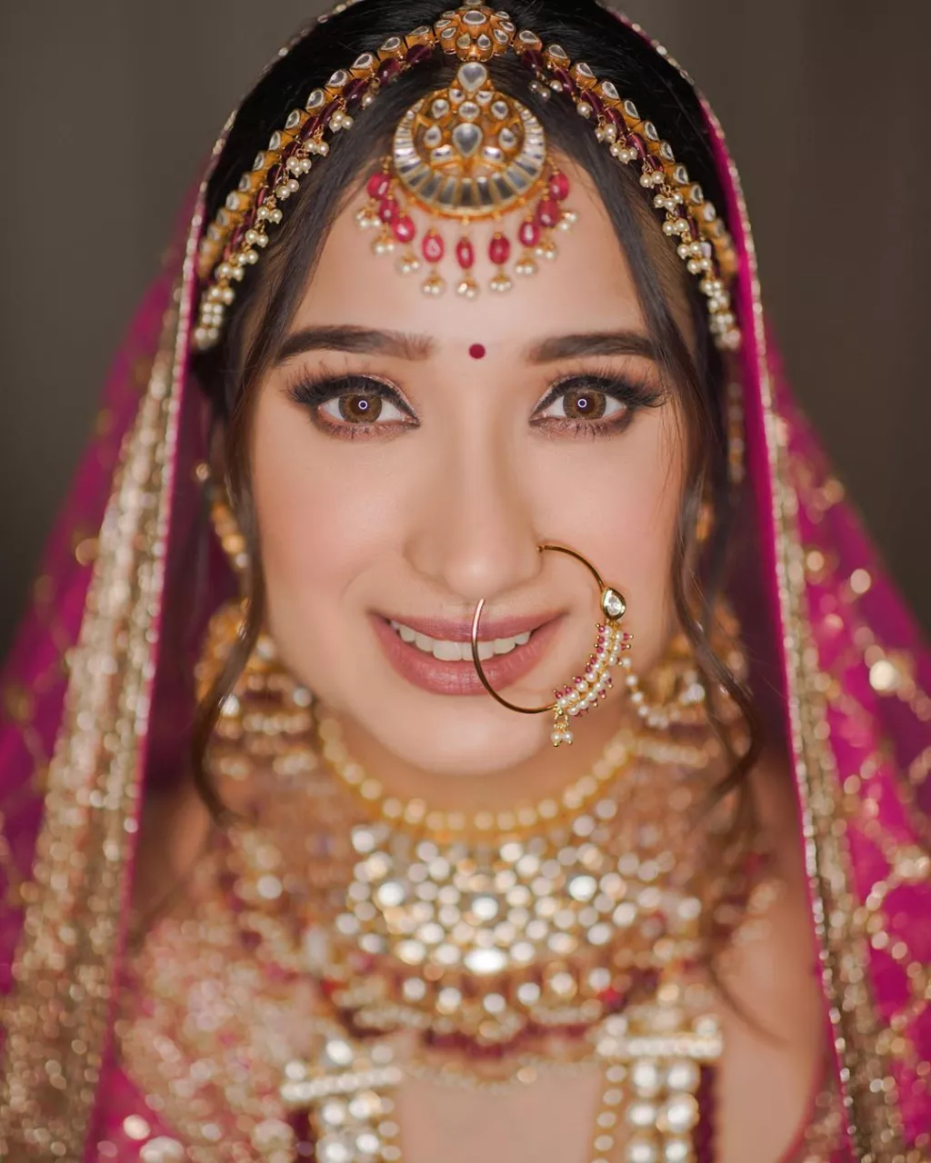 This Bride Wore A Pink-Coloured Sabyasachi Mukherjee Lehenga With A ...
