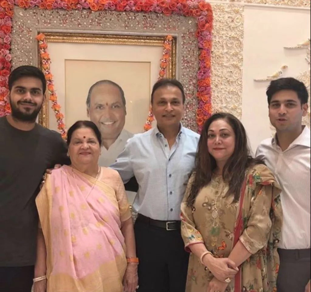 Tina Ambani Shares Pictures With Anil, Anmol And Anshul Ambani ...