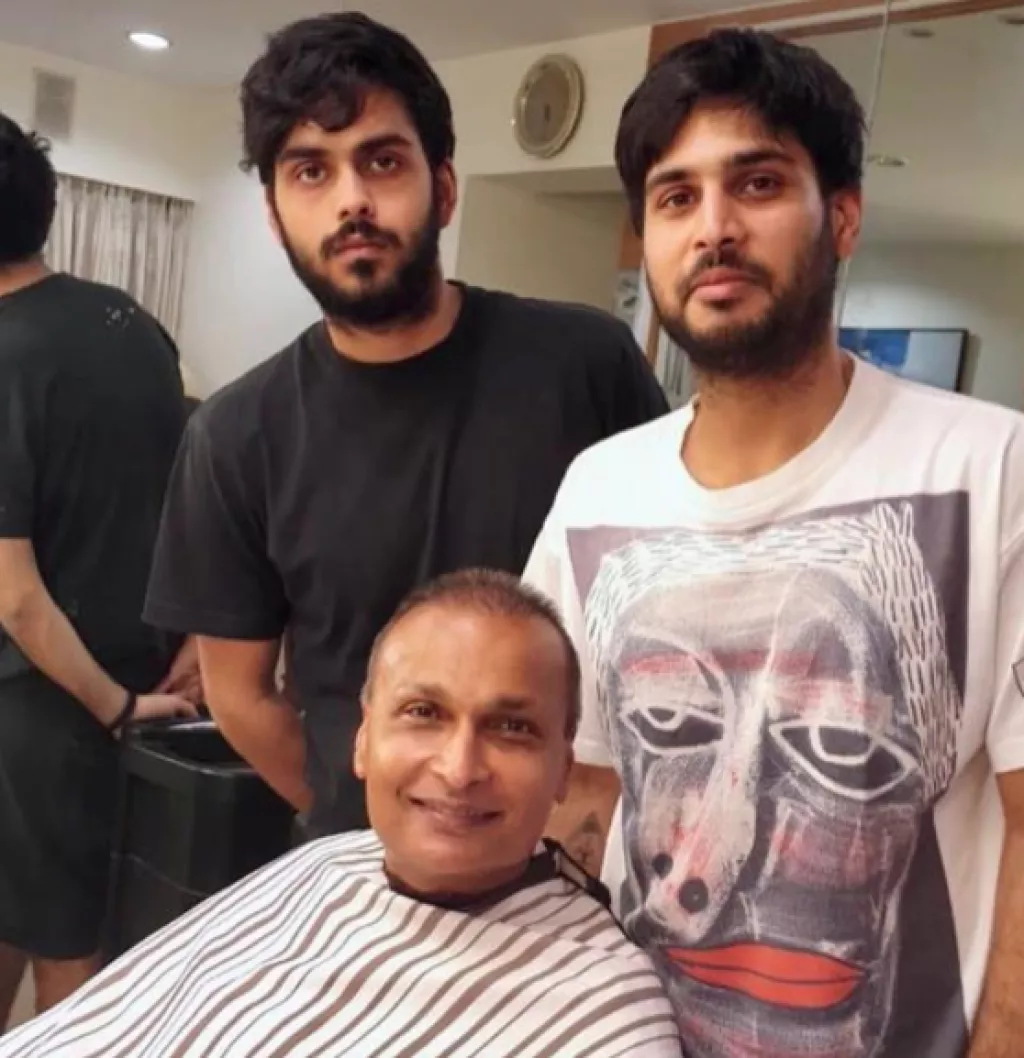 Tina Ambani Shares Pictures With Anil, Anmol And Anshul Ambani ...