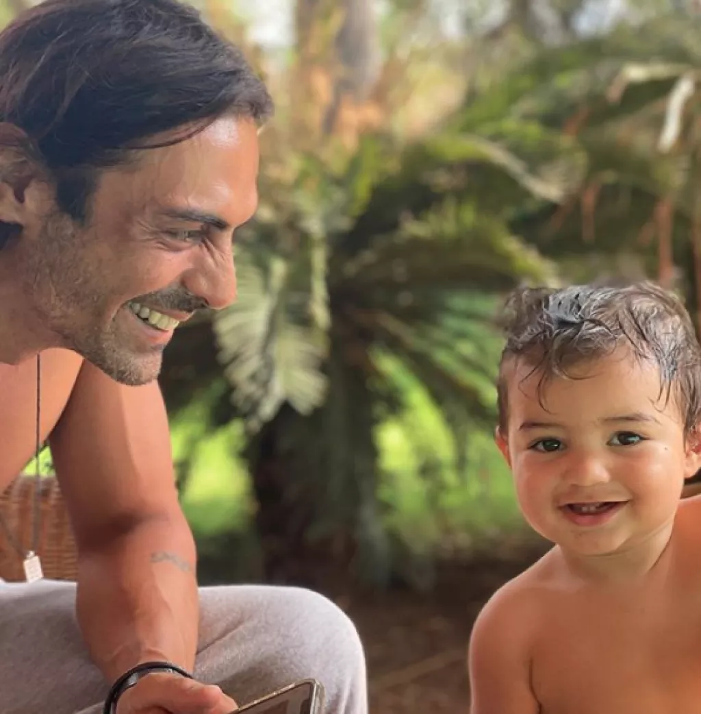 Arjun Rampal's Baby Boy, Arik Looks Adorable As He Visits Daddy On The ...