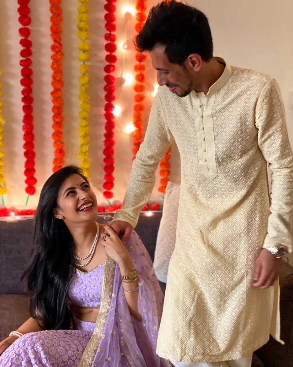 Yuzvendra Chahal And Dhanashree Verma Celebrate One-Month Wedding ...
