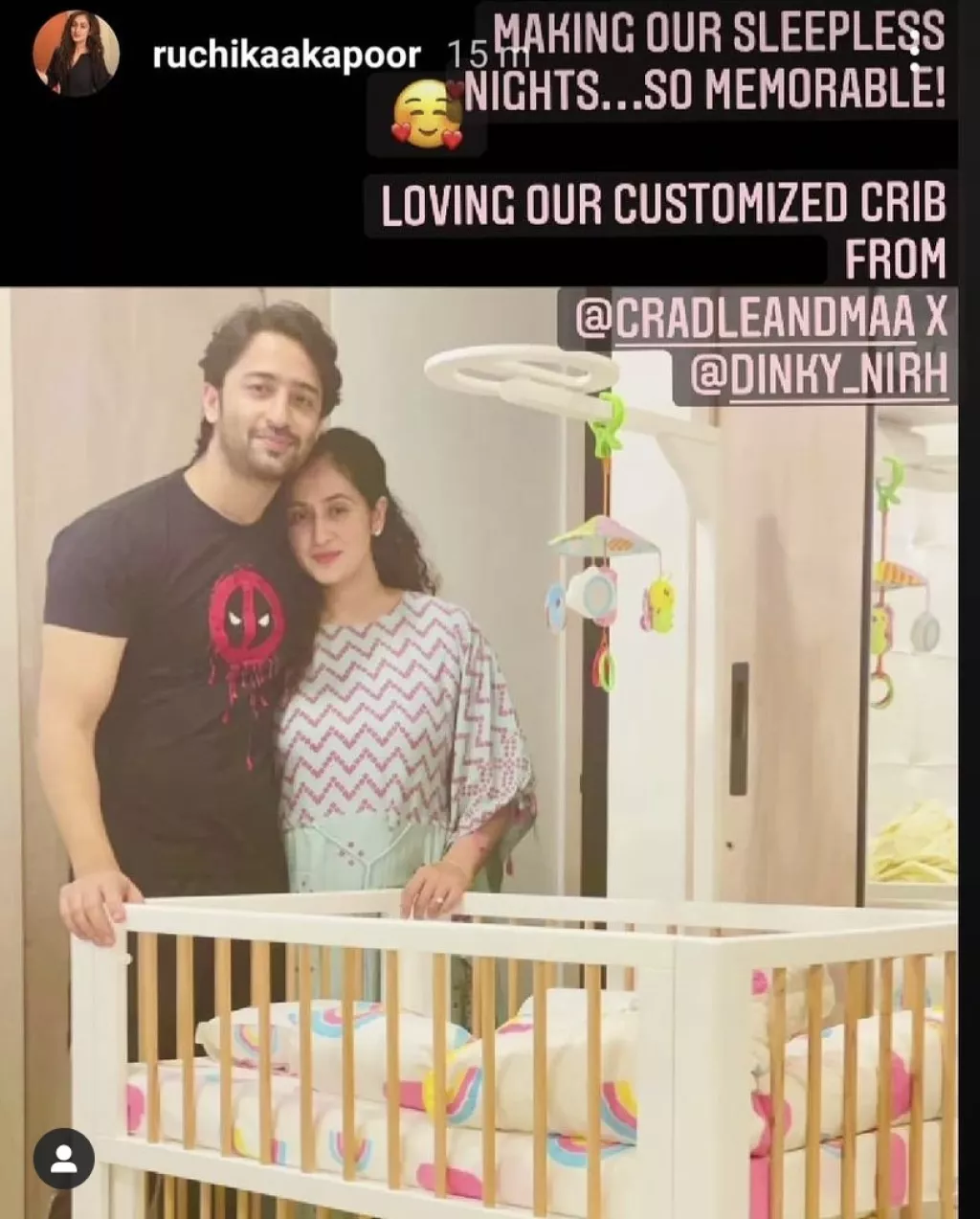 Shaheer Sheikh's Sister Sneakily Shares A Glimpse Of His Daughter Anaya ...
