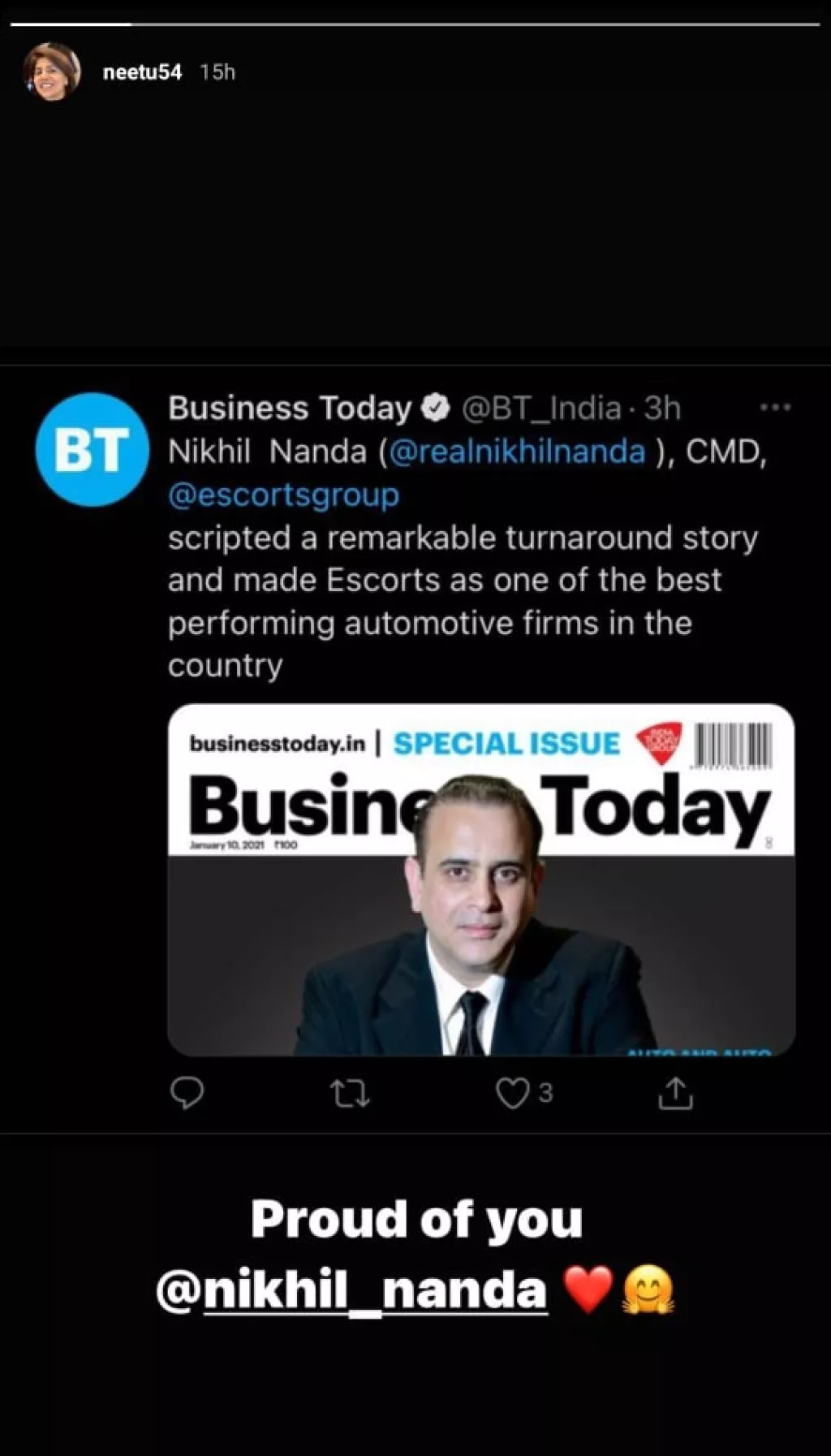 Navya Nanda And Agastya Nanda Are Proud Of Dad Nikhil Nanda, Abhishek ...