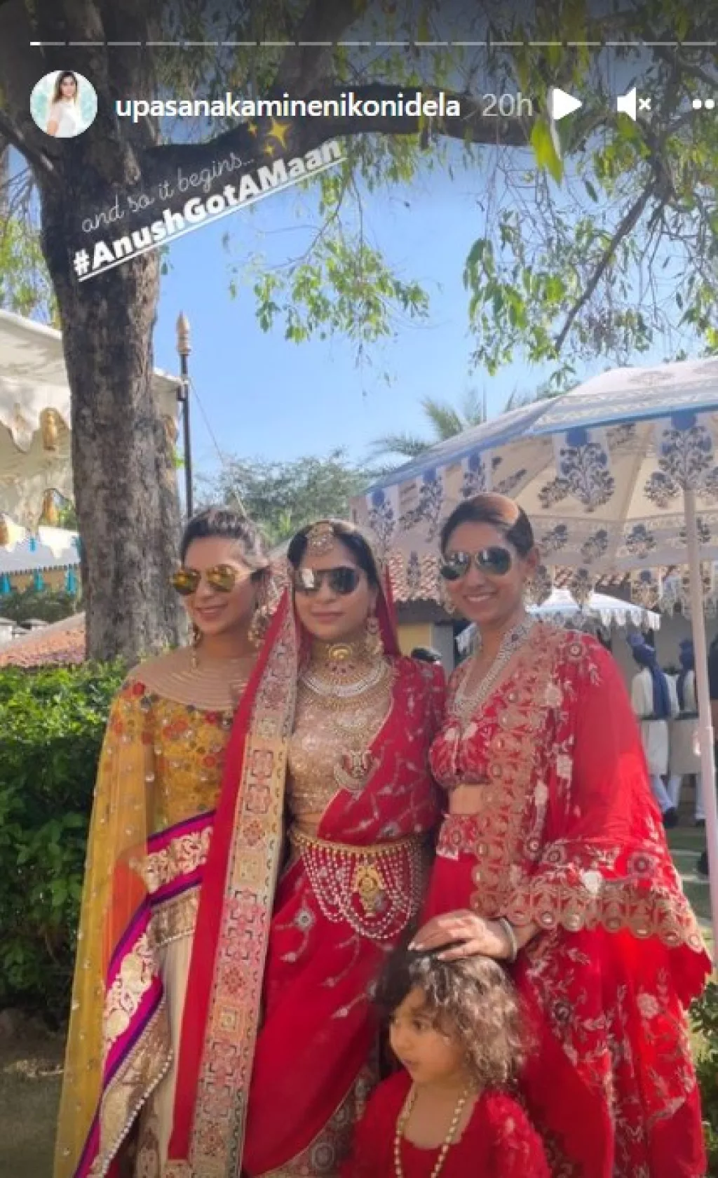 Inside Pictures Of Upasana Kamineni's Sister, Anushpala's Pre-Wedding ...