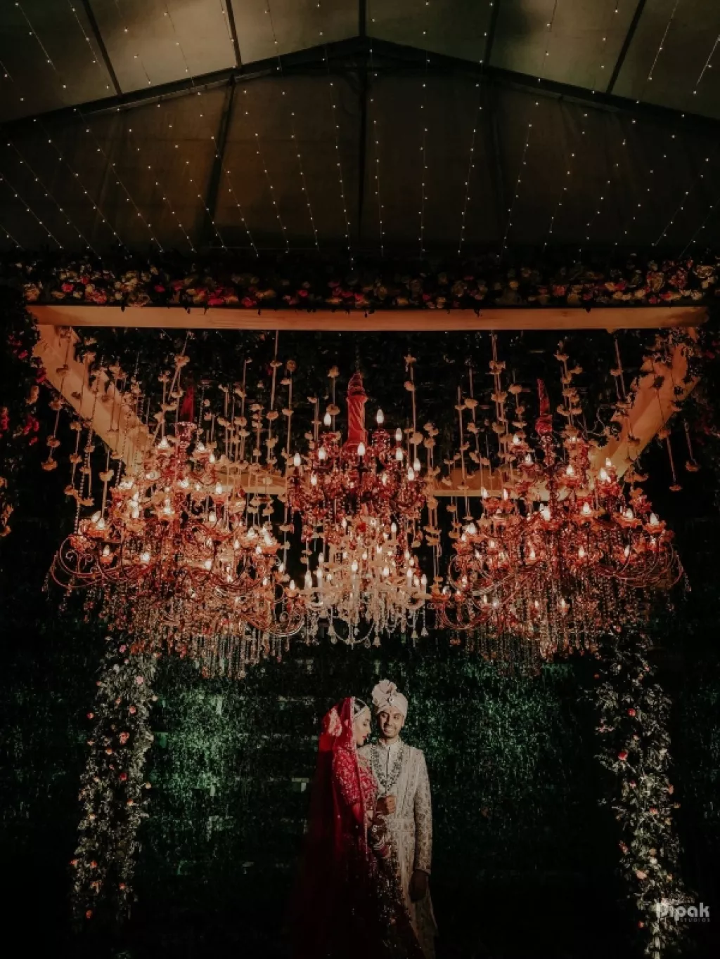 The Bride Designed Her Red Wedding Lehenga From Scratch, Styled It With ...