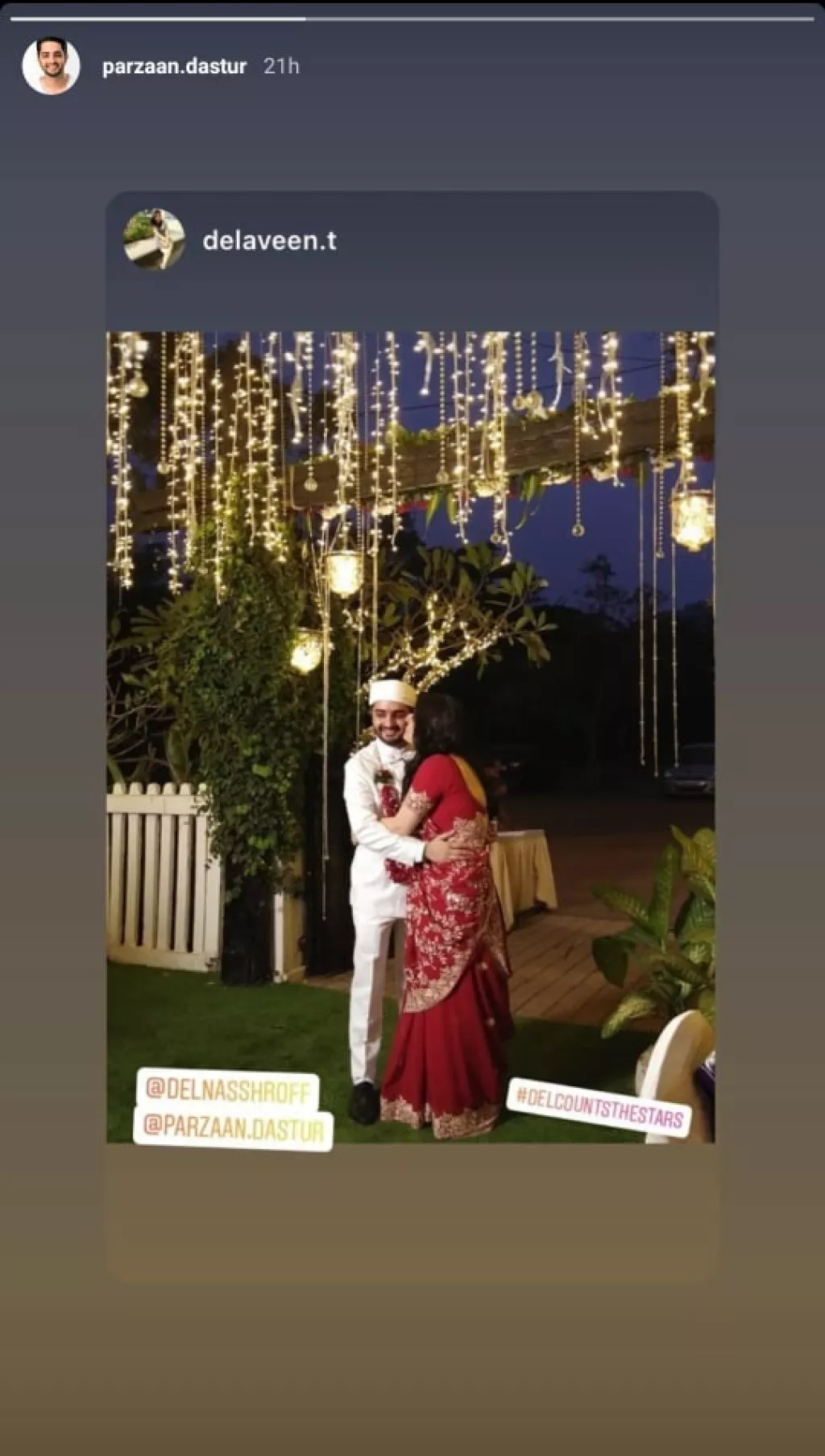 Parzaan Dastur Ties The Knot With GF, Delna Shroff, Shares Beautiful ...