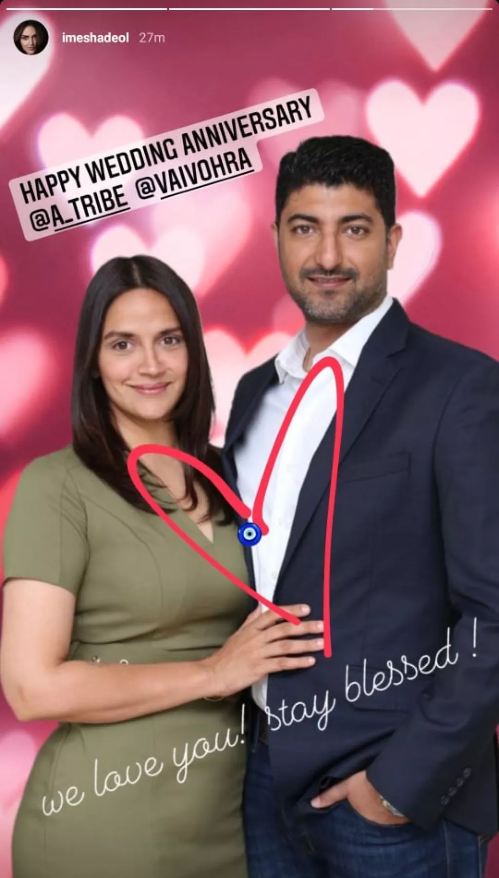 Esha Deol Wishes Sister And Brother-In-Law, Ahana Deol And Vaibhav ...