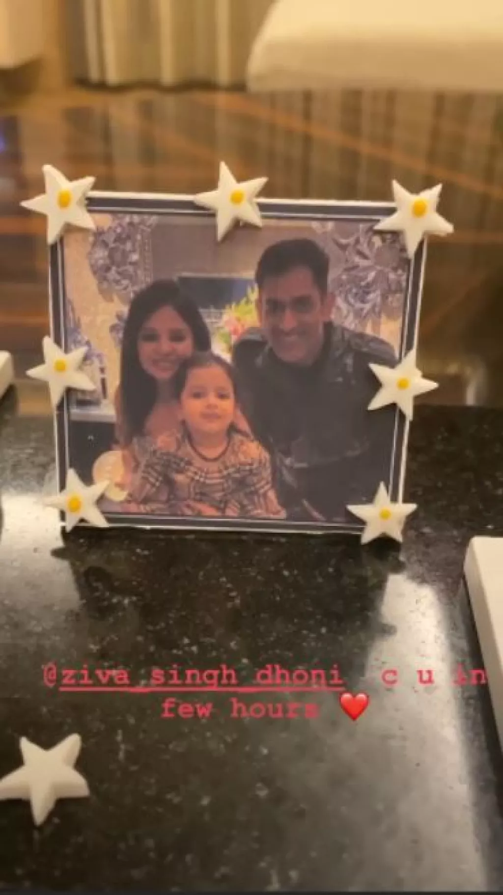 Happy Birthday Ziva: This Unseen Photo Of Ziva With Dhoni In CSK's ...