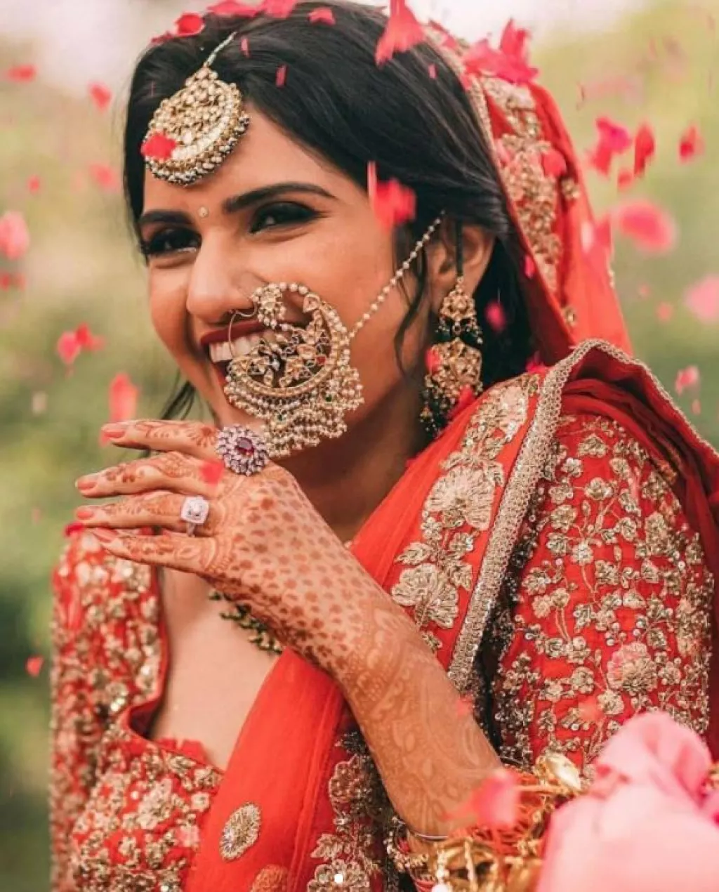 Different Types Of Unique 'Nath' Designs For Brides, Studded Oversized ...