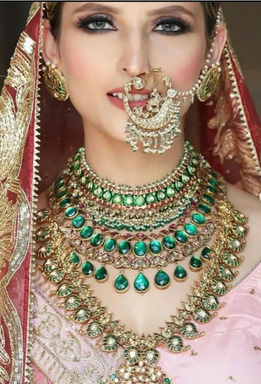 Different Types Of Unique 'Nath' Designs For Brides, Studded Oversized ...