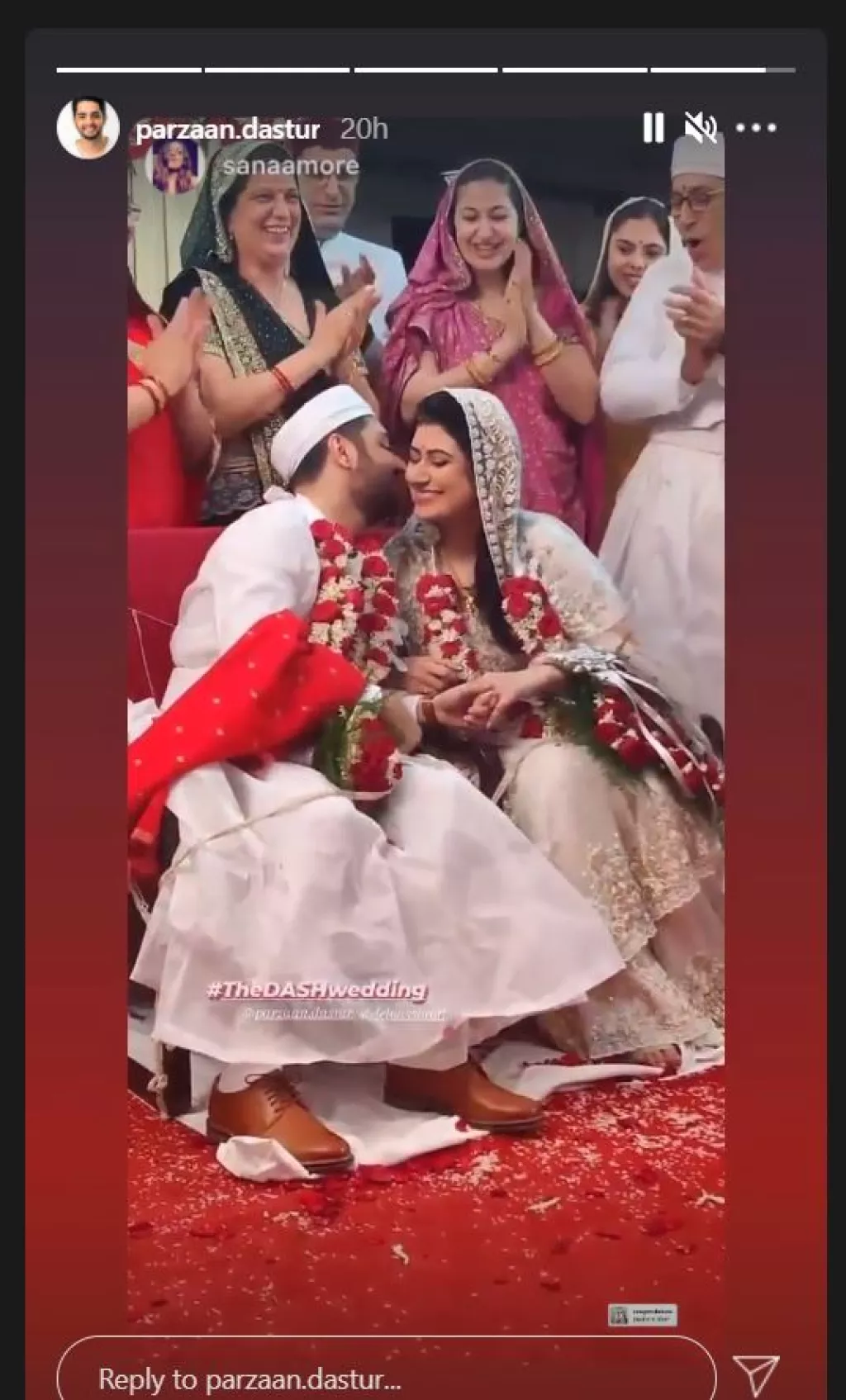 Parzaan Dastur Ties The Knot With GF, Delna Shroff, Shares Beautiful ...