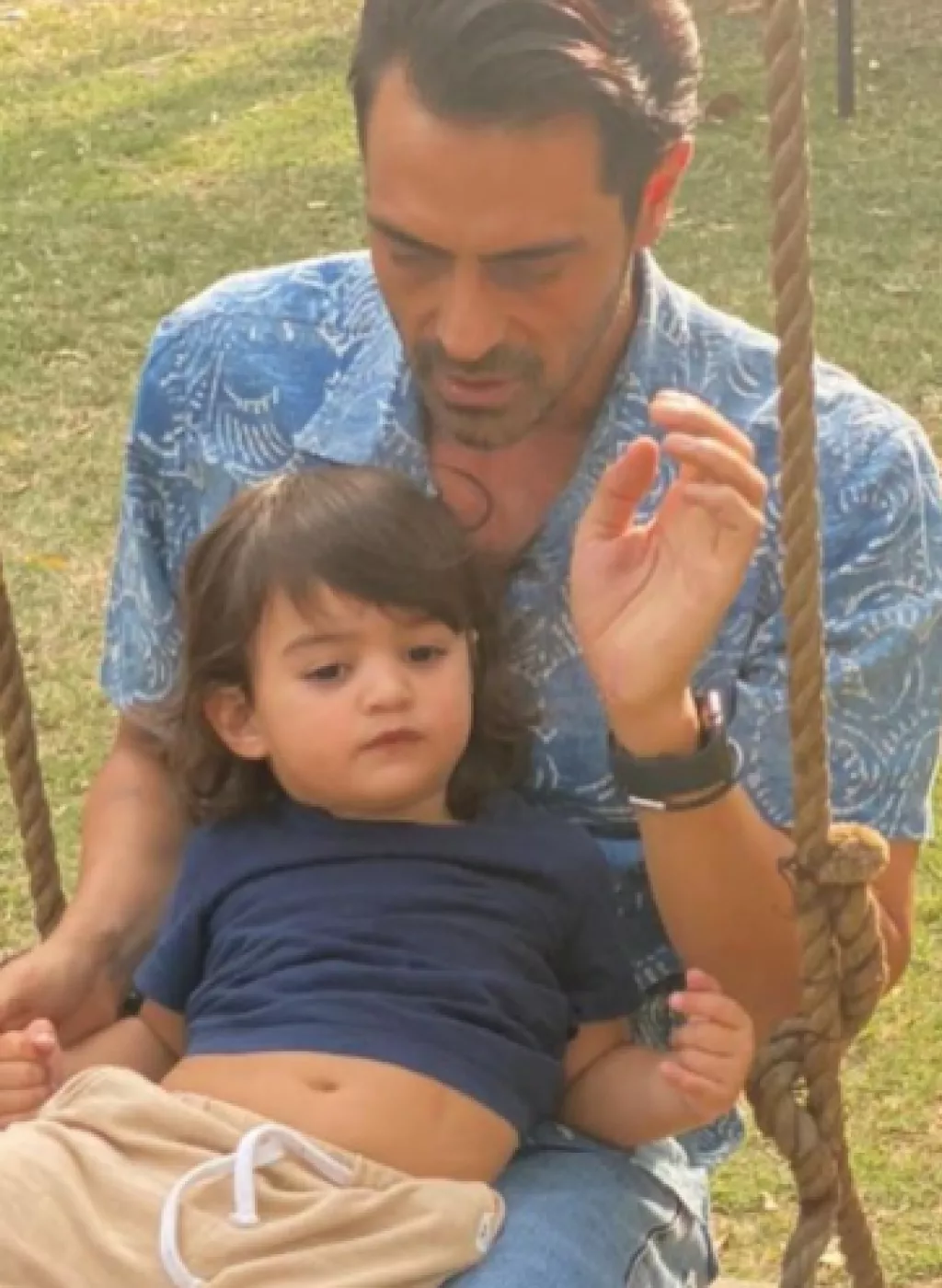 Arjun Rampal's Baby Boy, Arik Looks Adorable As He Visits Daddy On The ...