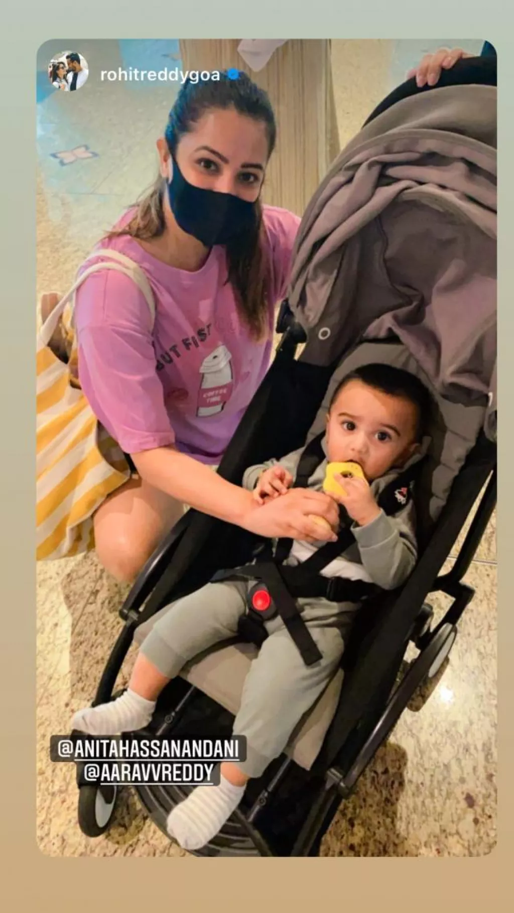 Anita Hassanandani And Rohit Reddy Take Son, Aaravv Reddy On His First ...