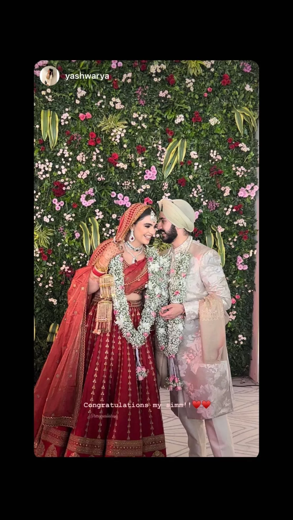 Influencer, Simar Walia Wore Sabyasachi Lehenga For Wedding, Dons ...