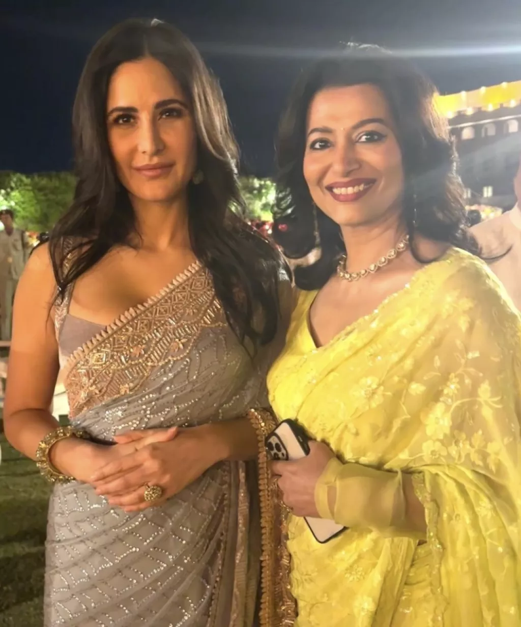 Katrina Kaif Wears A Saree With A Princess-Cut Blouse To Nykaa's CEO ...
