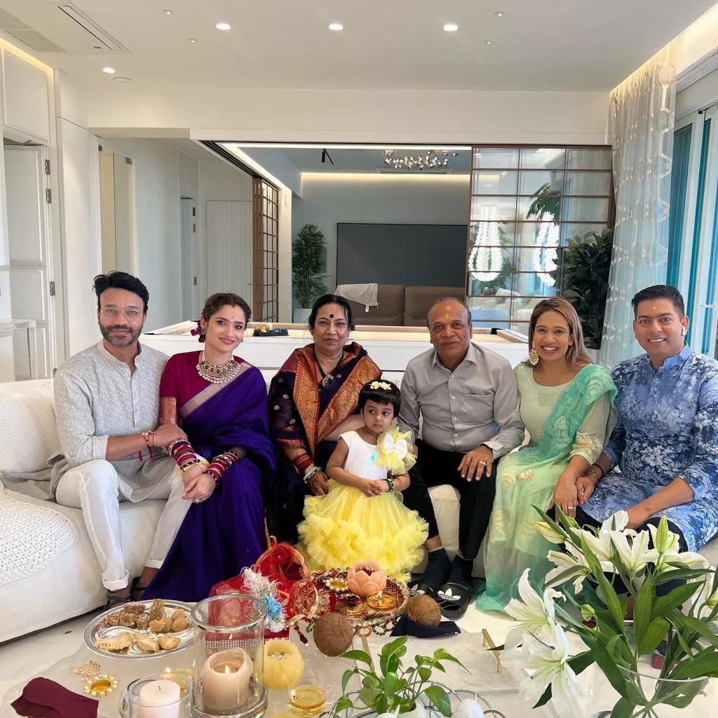 Ankita Lokhande Shares A Clear View Of Her All-White Living Room Which ...