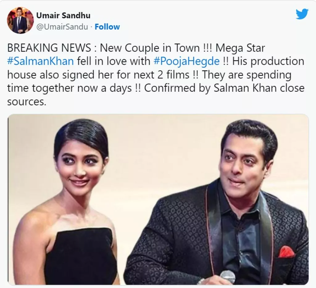 Pooja Hegde Is All Set To Tie The Knot With A Mumbai-Based Cricketer ...