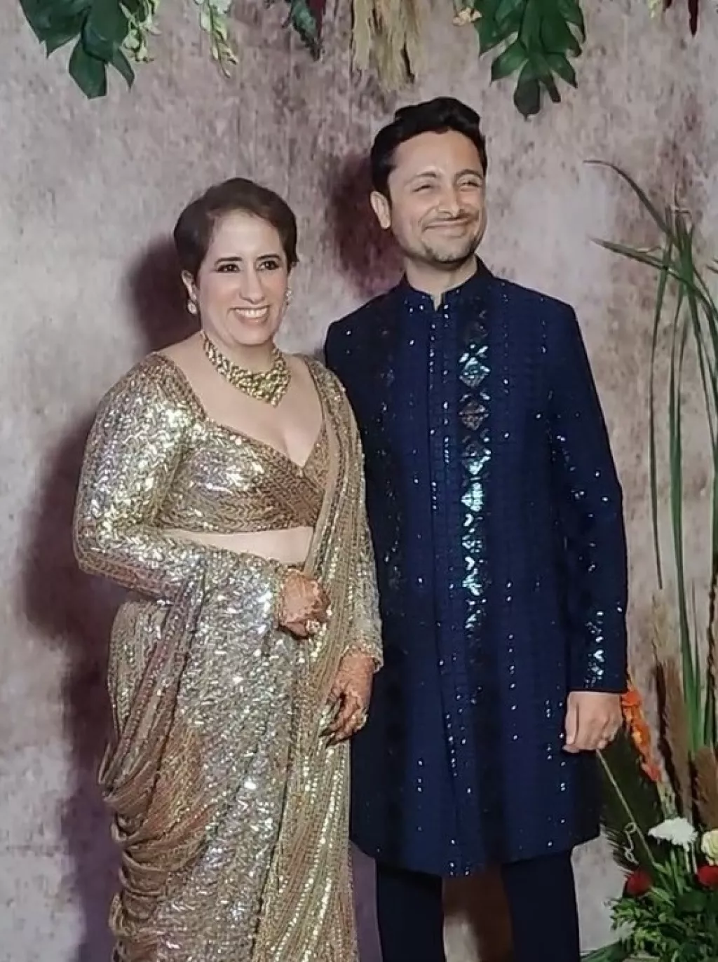 Guneet Monga Stuns In A Powder-Blue And Pink Lehenga For Her Gurudwara ...