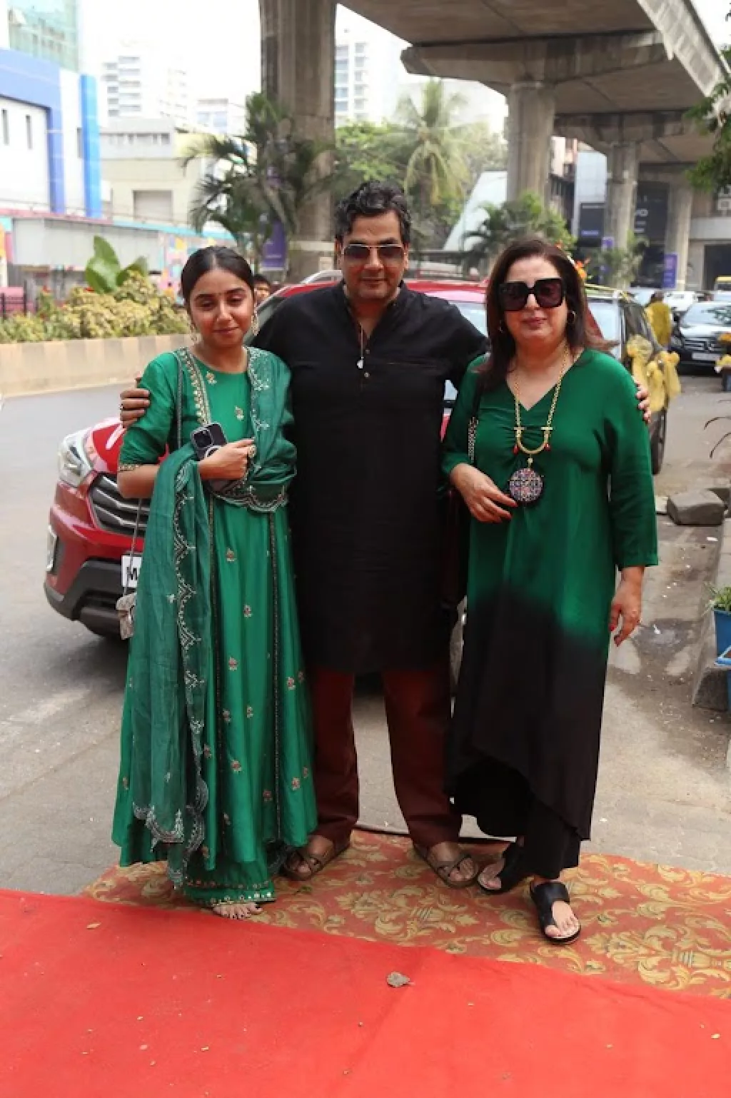 Guneet Monga Stuns In A Powder-Blue And Pink Lehenga For Her Gurudwara ...