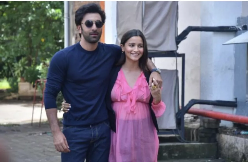 Alia Bhatt Wore A Powder Blue 'Kurta' And 'Sharara' Set Worth Rs. 98K ...