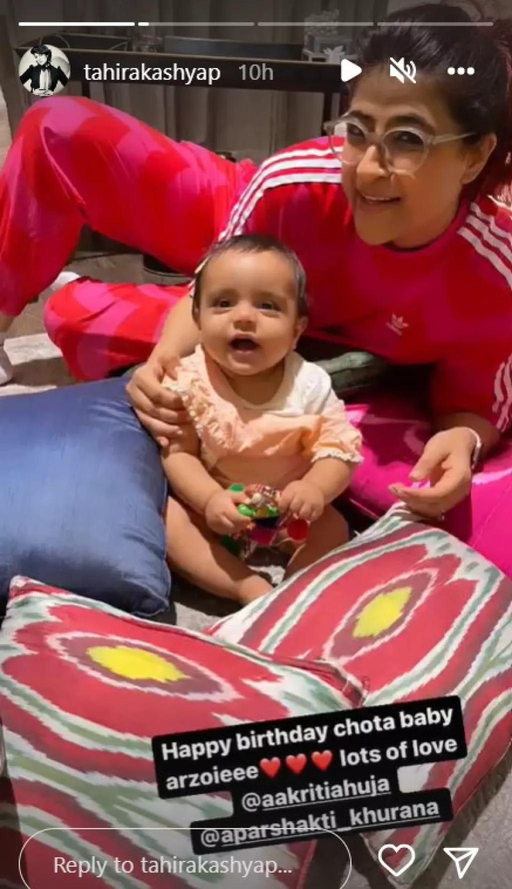Tahira Kashyap's Wish For Aparshakti Khurana's Daughter Arzoie On 1st B'Day, Posts An Adorable Photo