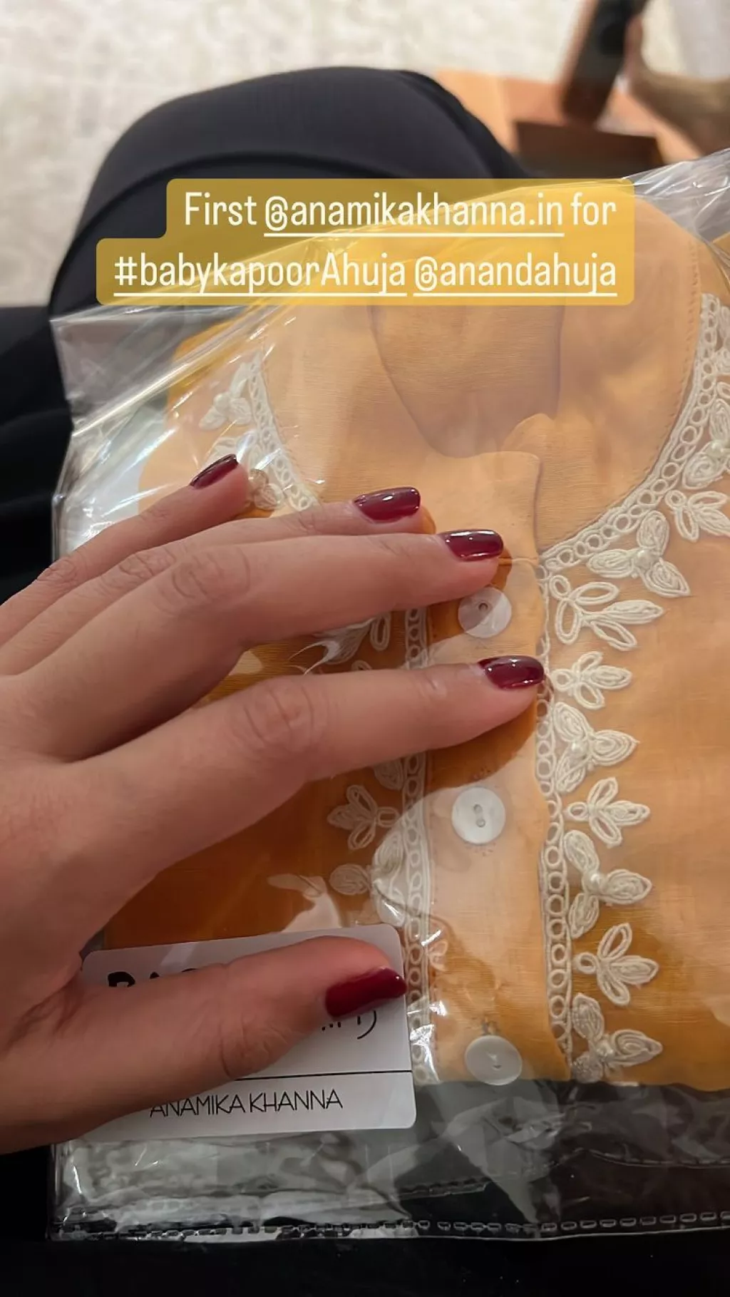 New Mommy, Sonam Kapoor Shares A Glimpse Of Newborn Baby's First ...