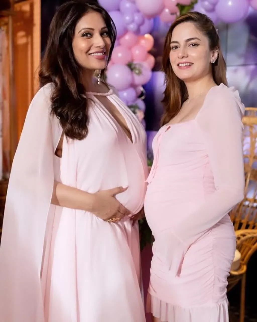 Bipasha Basu's 'Bump To Bump' Photo With Ayaz Khan's Wife Is Too Cute ...