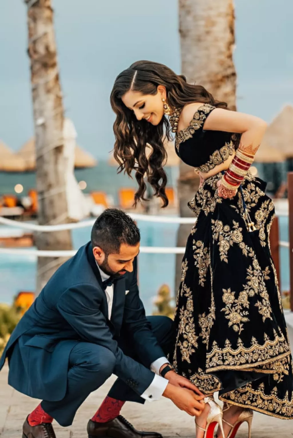 12 Brides Who Ditched Traditional Colours And Donned Black Ensembles At ...