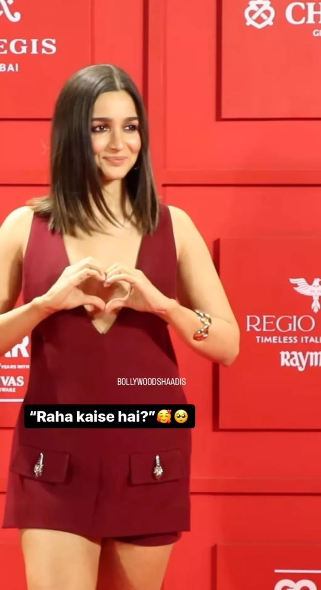 Alia Bhatt Slips Into A Bold Jumpsuit With Deep Neckline, Gives Cute ...