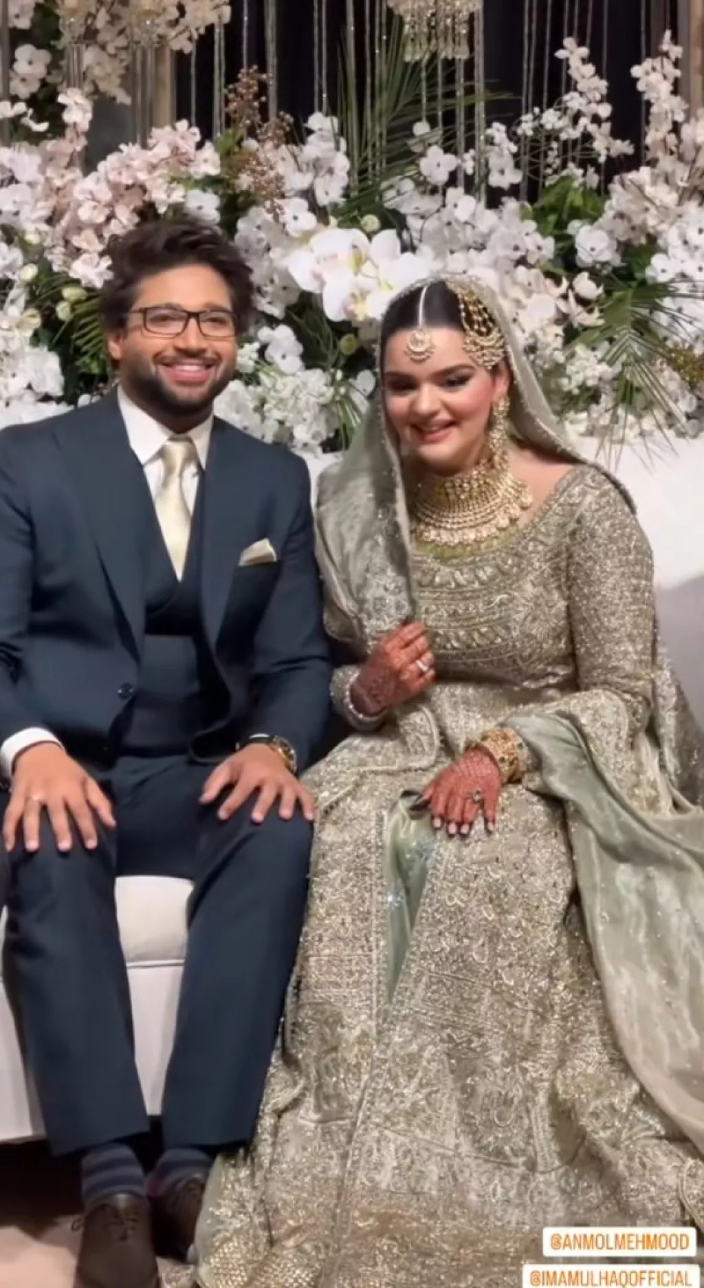 Pak Cricketer, Imam Ul Haq Gets Hitched To Anmol Mehmood, And It Looks ...